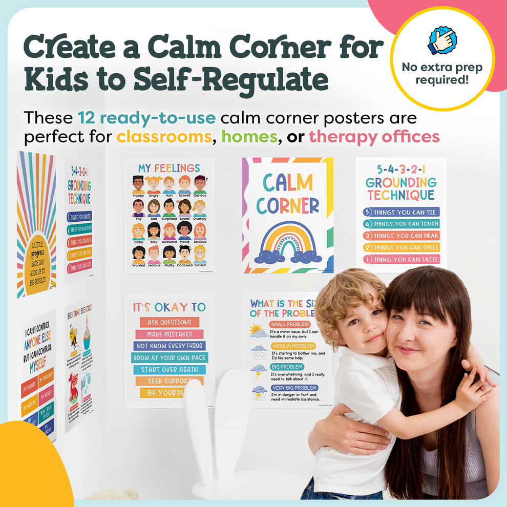 Calm Down Corner Posters – Calm and Joyful Kids