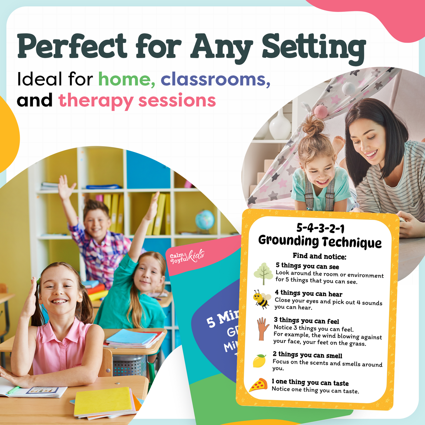 5 Minutes a Day Grounding Mindfulness Techniques for Kids – Calm and ...