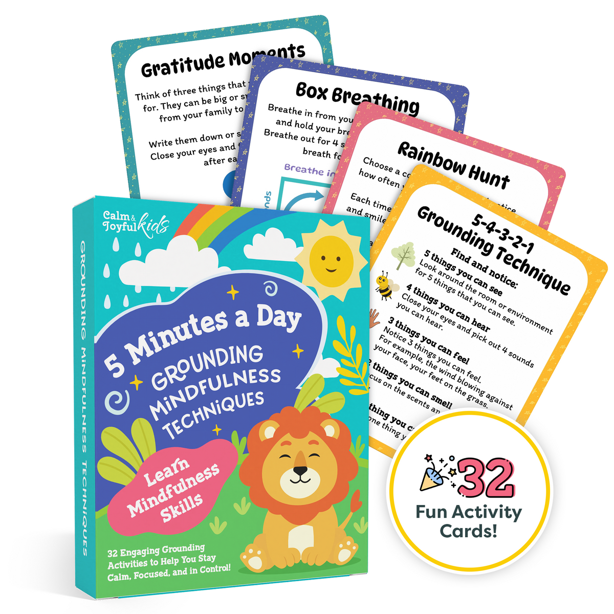 5 Minutes a Day Grounding Mindfulness Techniques for Kids – Calm and ...